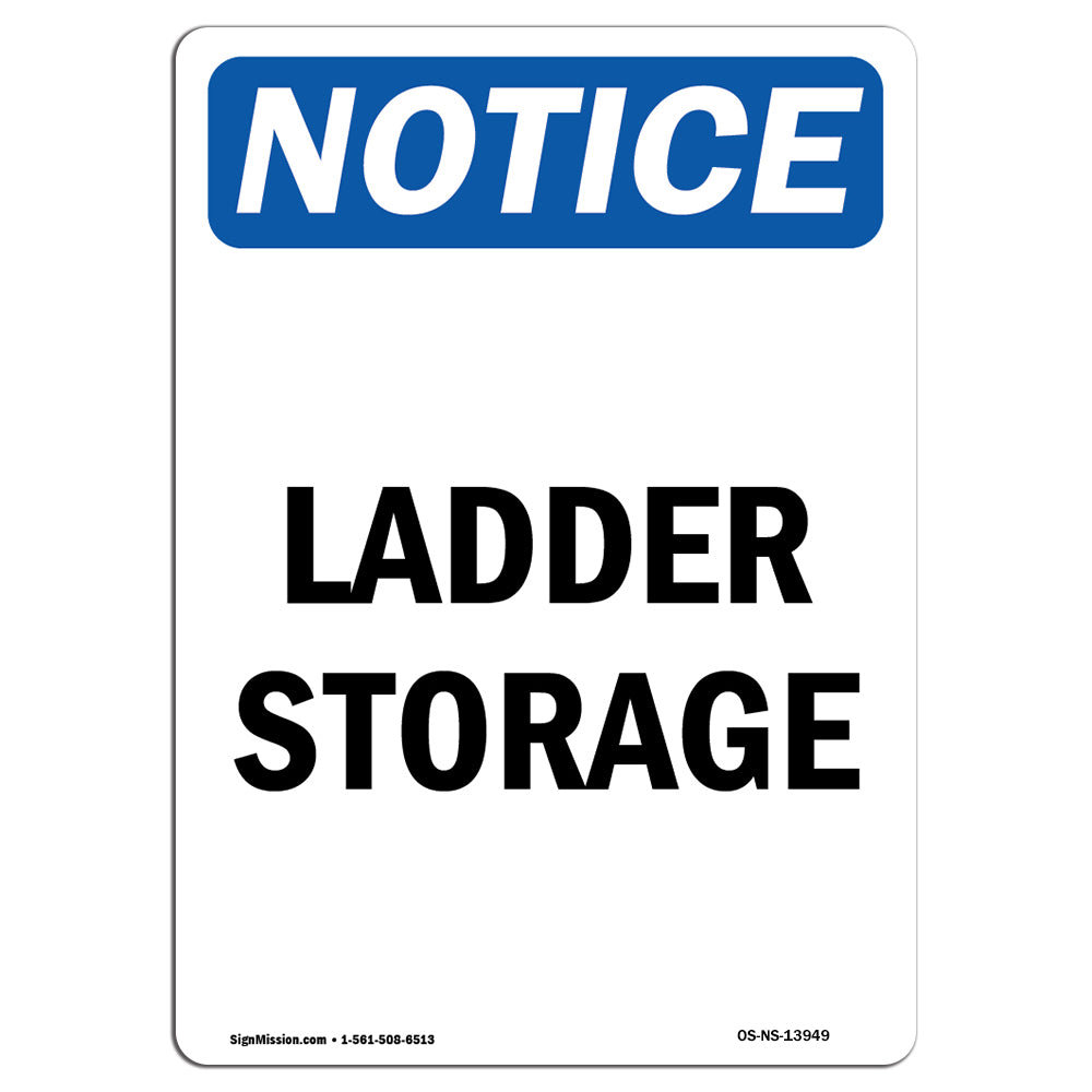 SignMission Ladder Storage Sign | Wayfair