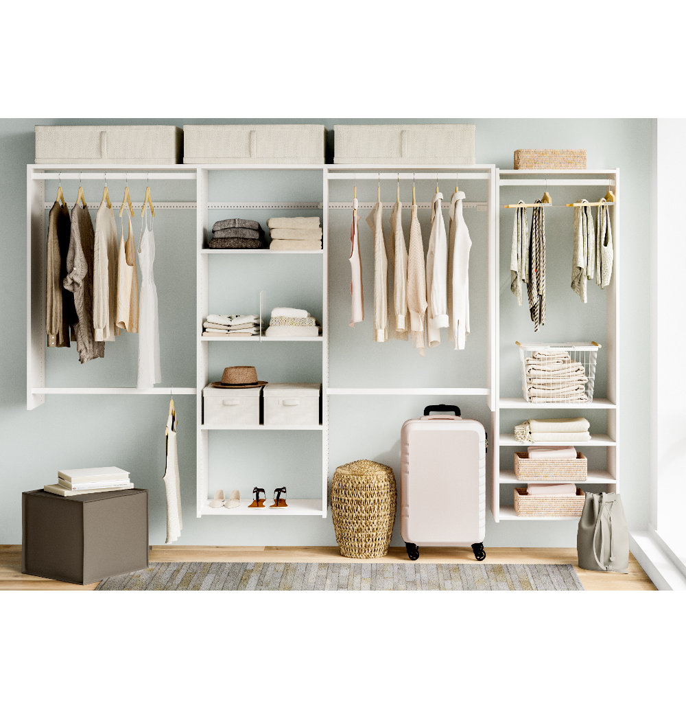 Dotted Line™ Grid Closet System Starter Kit & Reviews - Wayfair Canada