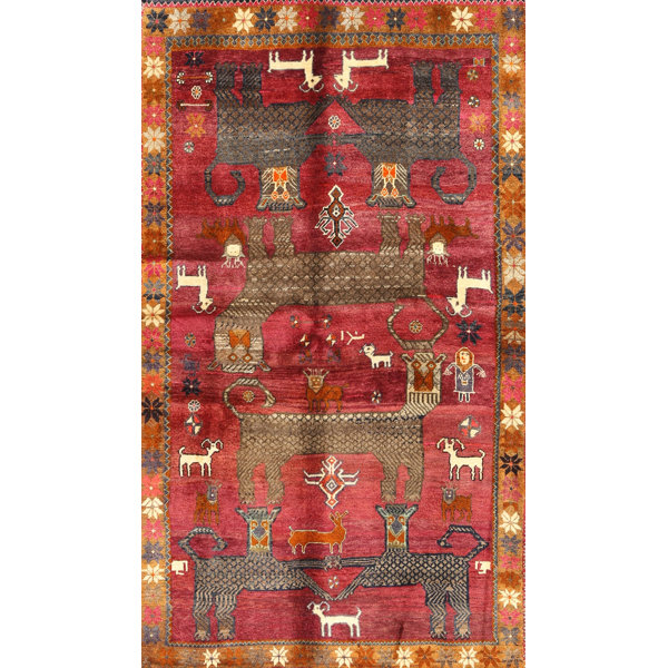 Bungalow Rose Red Rug | Wayfair