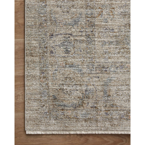 Jean Stoffer x Loloi Katherine Beige / Mist Area Rug & Reviews | Wayfair