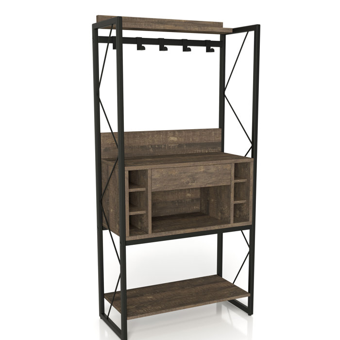 Trent Austin Design® Durrett 33.46'' Standard Baker's Rack with Wine ...