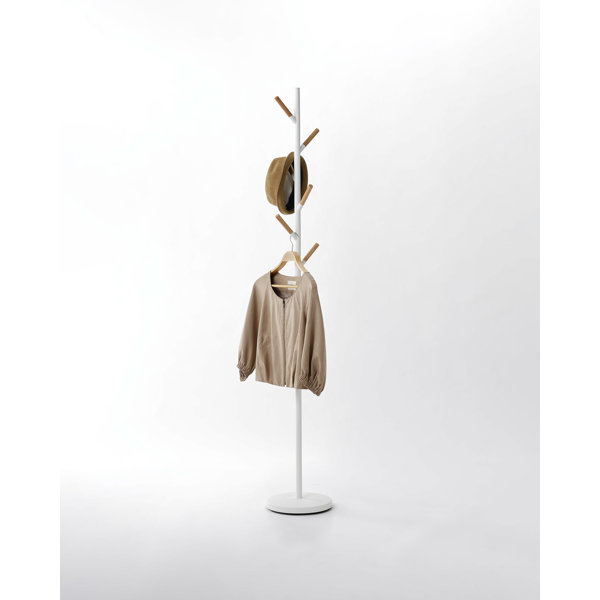 Yamazaki Home Coat Hanger, Steel, Weighted Base & Reviews | AllModern