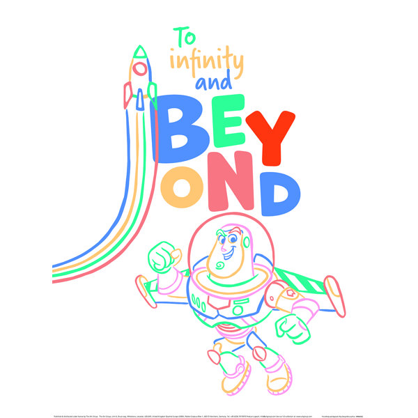 Disney Toy Story (to Infinity and Beyond) Paper Print | Wayfair.co.uk