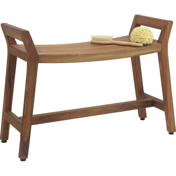 Aqua Teak Asia Ascend 27'' W Teak Shower Bench & Reviews | Wayfair