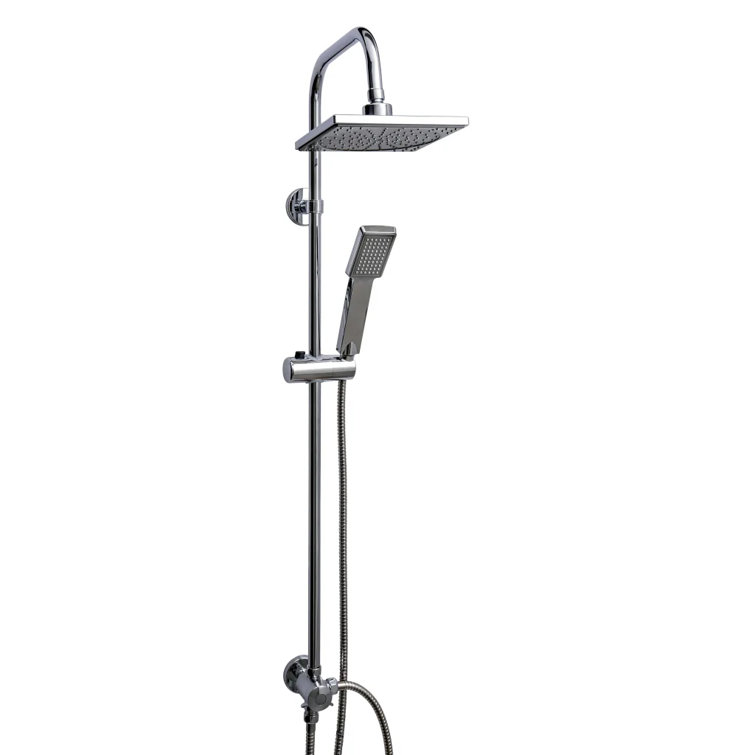 Belfry Bathroom Seline RainShower Set Mauritius Chrome | Wayfair.co.uk