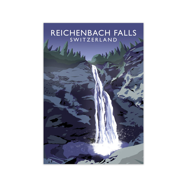17 Stories Reichenbach Falls Switzerland by Richard O'Neill - Graphic ...