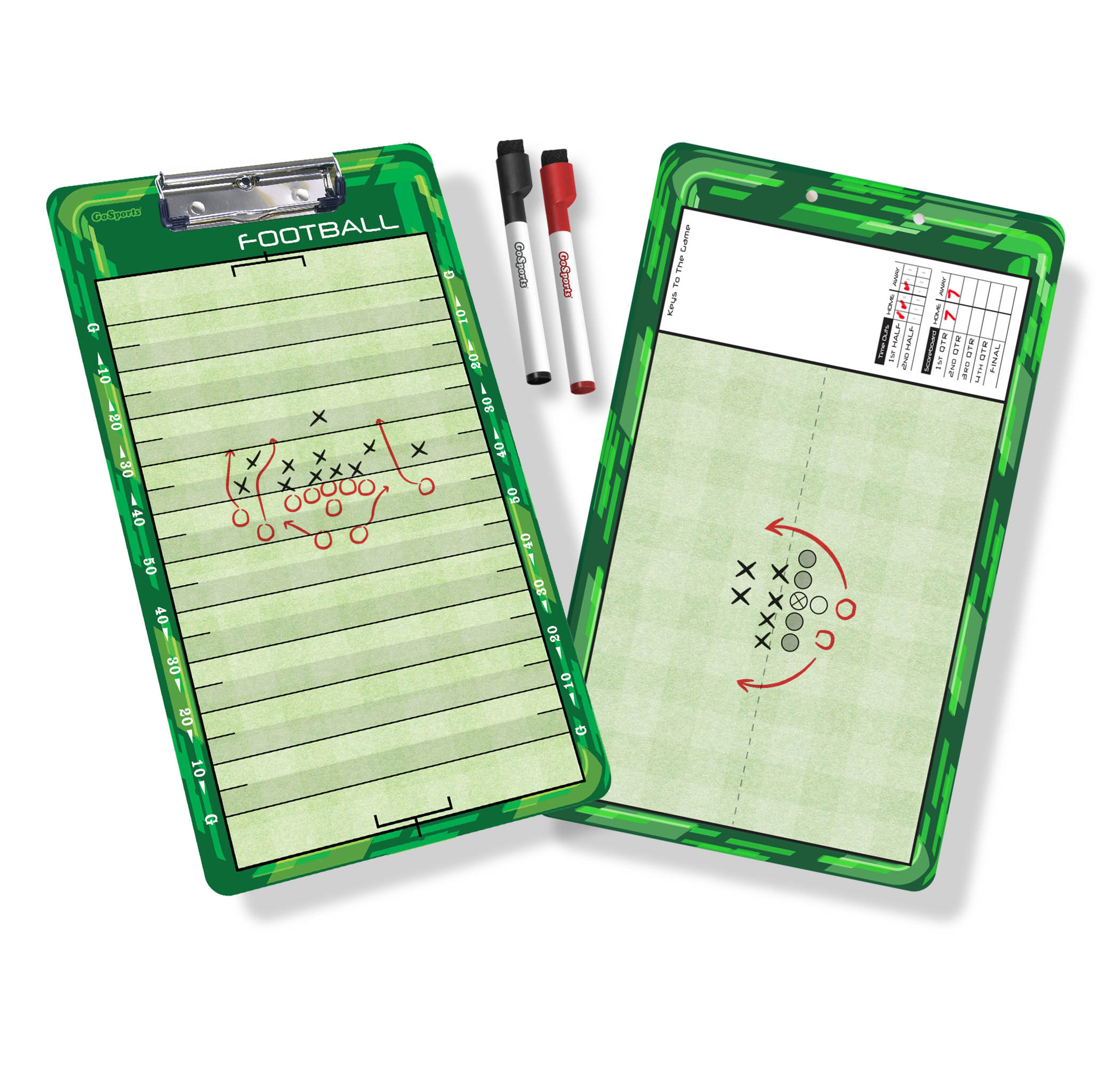 GoSports Football Coach's Reversible Tabletop Dry Erase Board | Wayfair