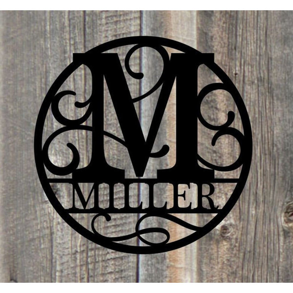 Winston Porter "Fancy Vine" Letter/Name Monogram Wall Decor & Reviews ...