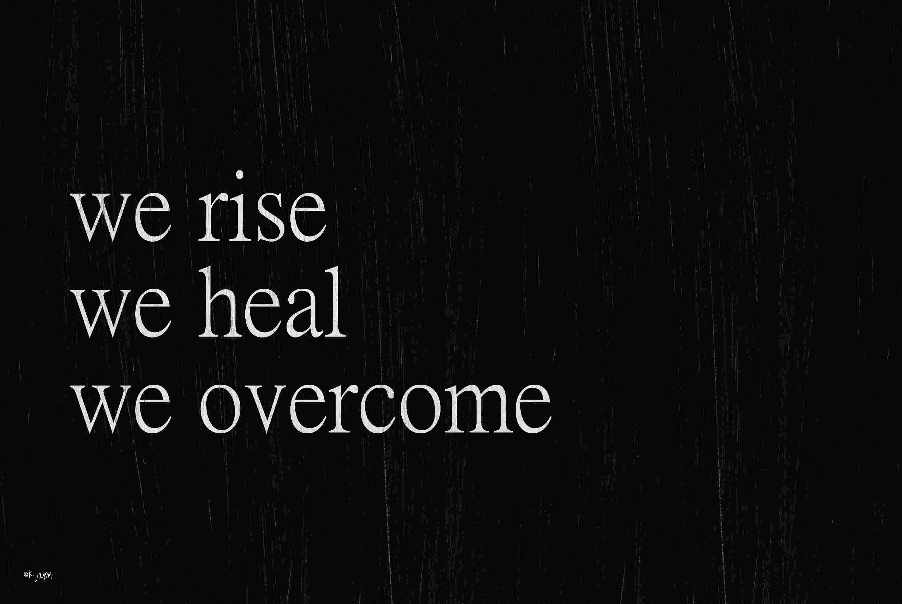 Trinx We Fall, We Rise II - Wrapped Canvas Textual Art | Wayfair