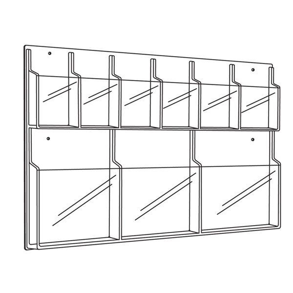 Safco Products Reveal™ 27" H Brochure and Pamphlet Rack | Wayfair