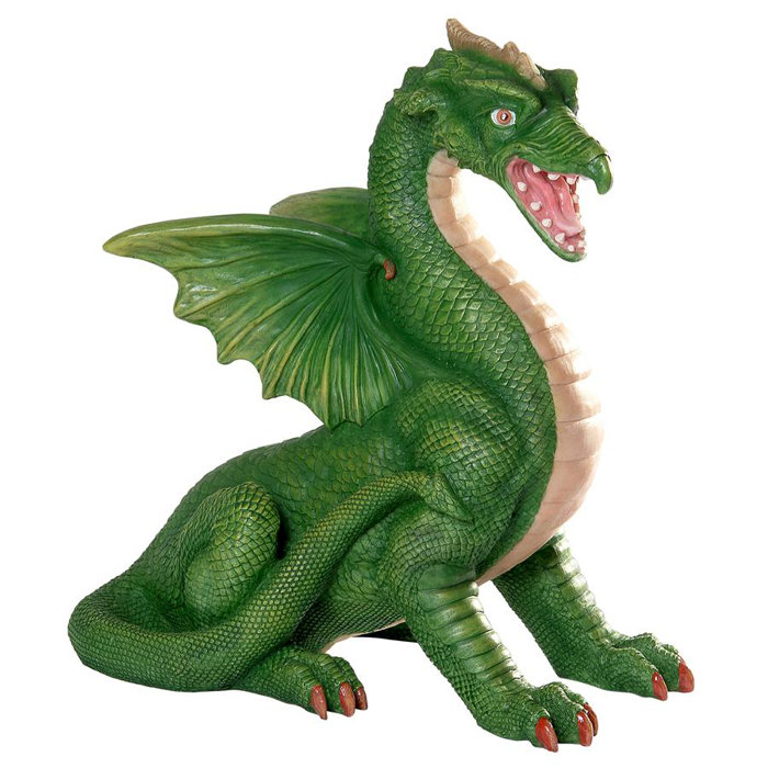 Design Toscano Ormarr Dragon, Monster of the Drawbridge Moat Statue ...