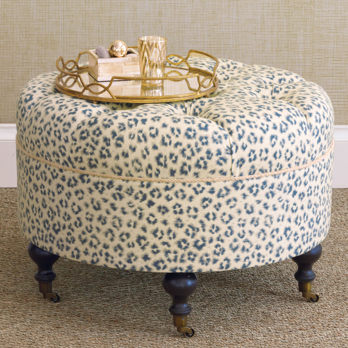 Eastern Accents Emory Round Ottoman & Reviews | Perigold
