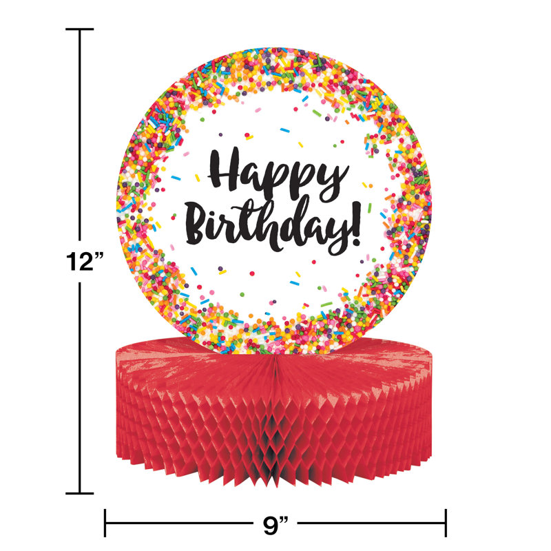 The Party Aisle™ Confetti Sprinkles Birthday Decorations Kit & Reviews ...
