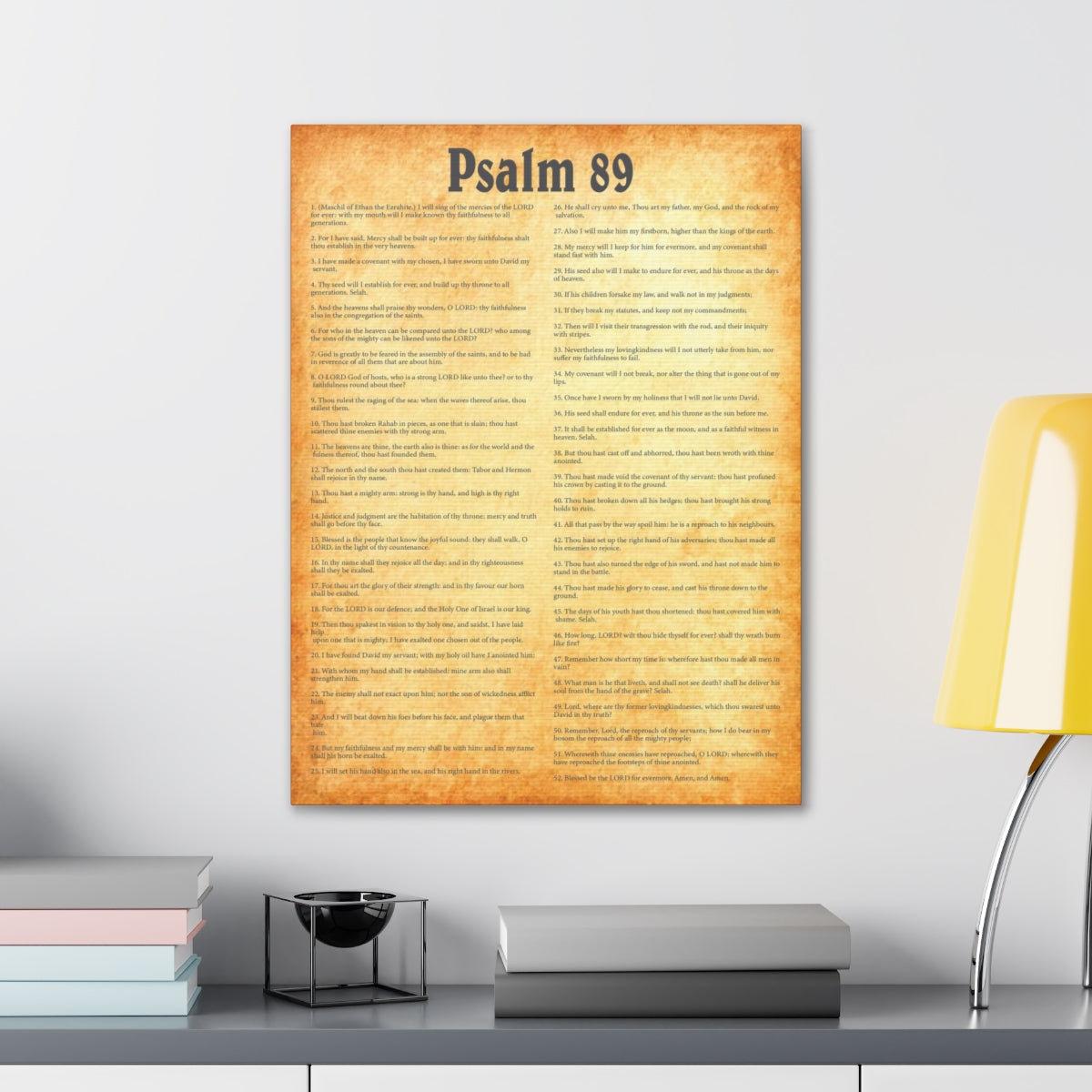 Trinx Psalm 89 - Wrapped Canvas Textual Art | Wayfair