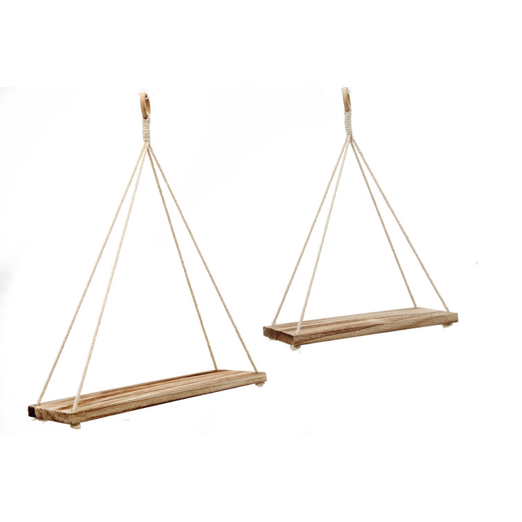 Bloomsbury Market Marksville 2 Piece Triangle Floating Shelf | Wayfair ...