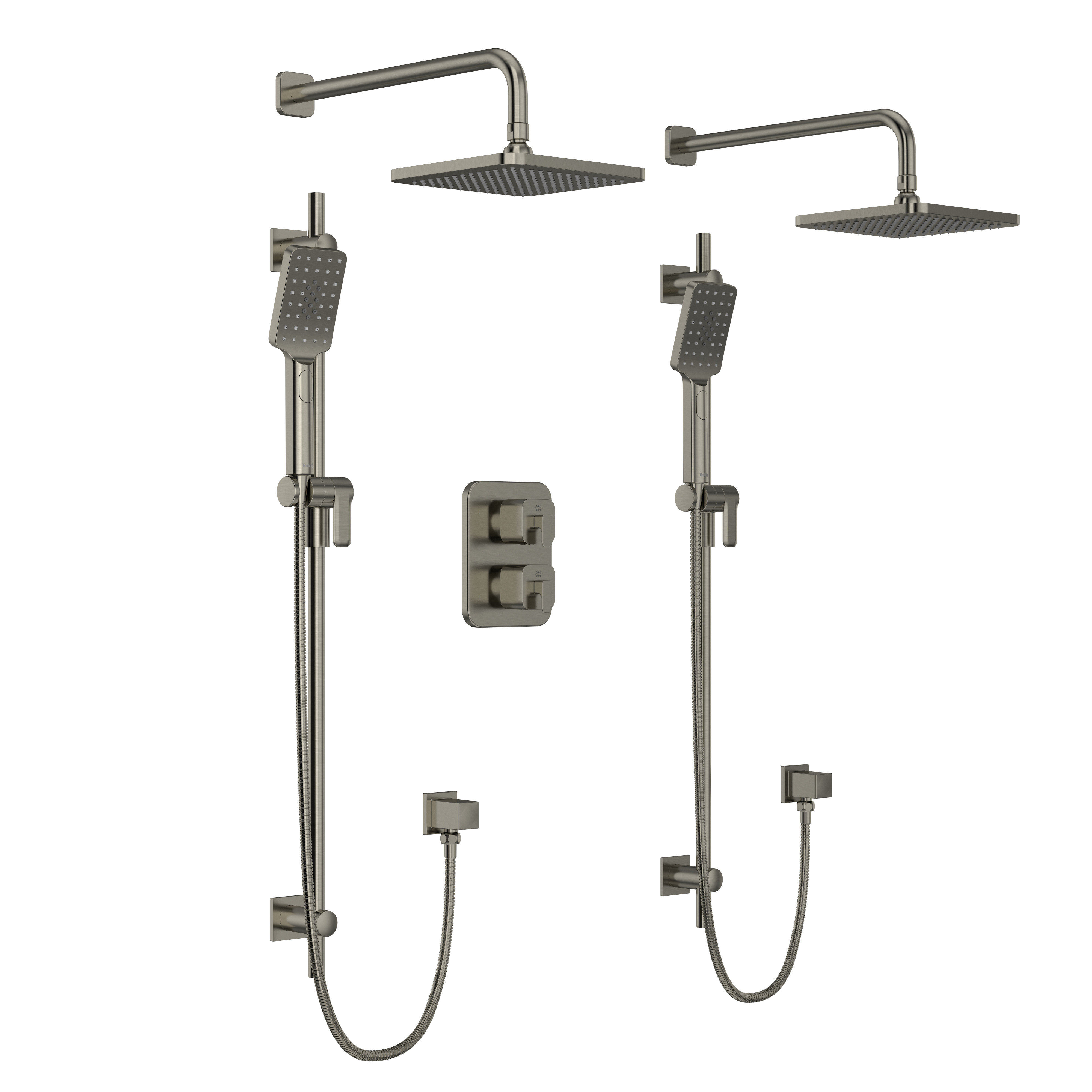 Riobel Equinox 3/4" Thermostatic & Pressure Balance Shower System with ...