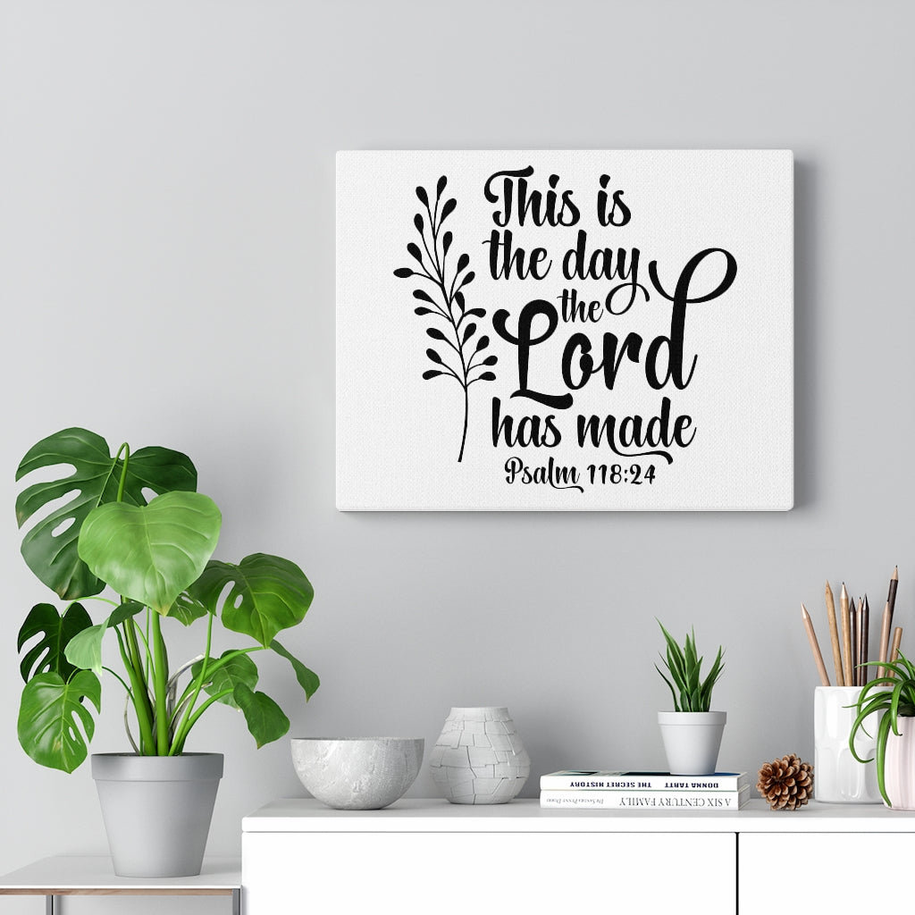 Trinx The Day The Lord Has Made Psalm 118:24 Christian Wall Art Bible ...