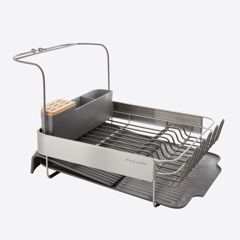 KitchenAid Full Size Expandable Dish-Drying Rack & Reviews | Wayfair