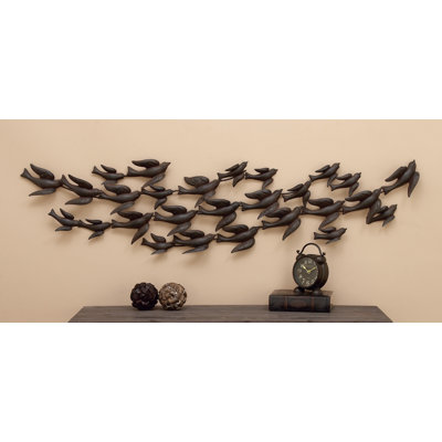 Breakwater Bay Swallow Flock Metal Wall Decor & Reviews | Wayfair