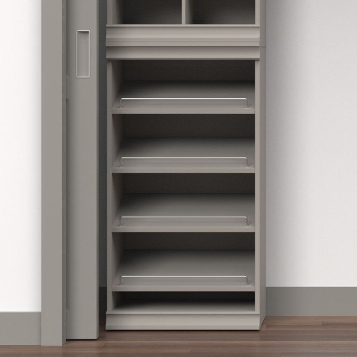 ClosetMaid Modular Storage 21.38" W Shoe Shelf Unit with 4 Shelves ...