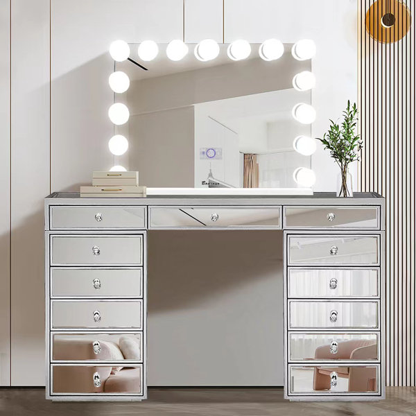 NY Diamond import Ashley Vanity & Reviews | Wayfair