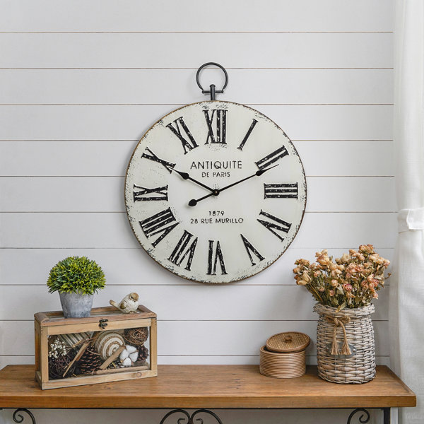 Gracie Oaks Jamel Metal Wall Clock & Reviews | Wayfair
