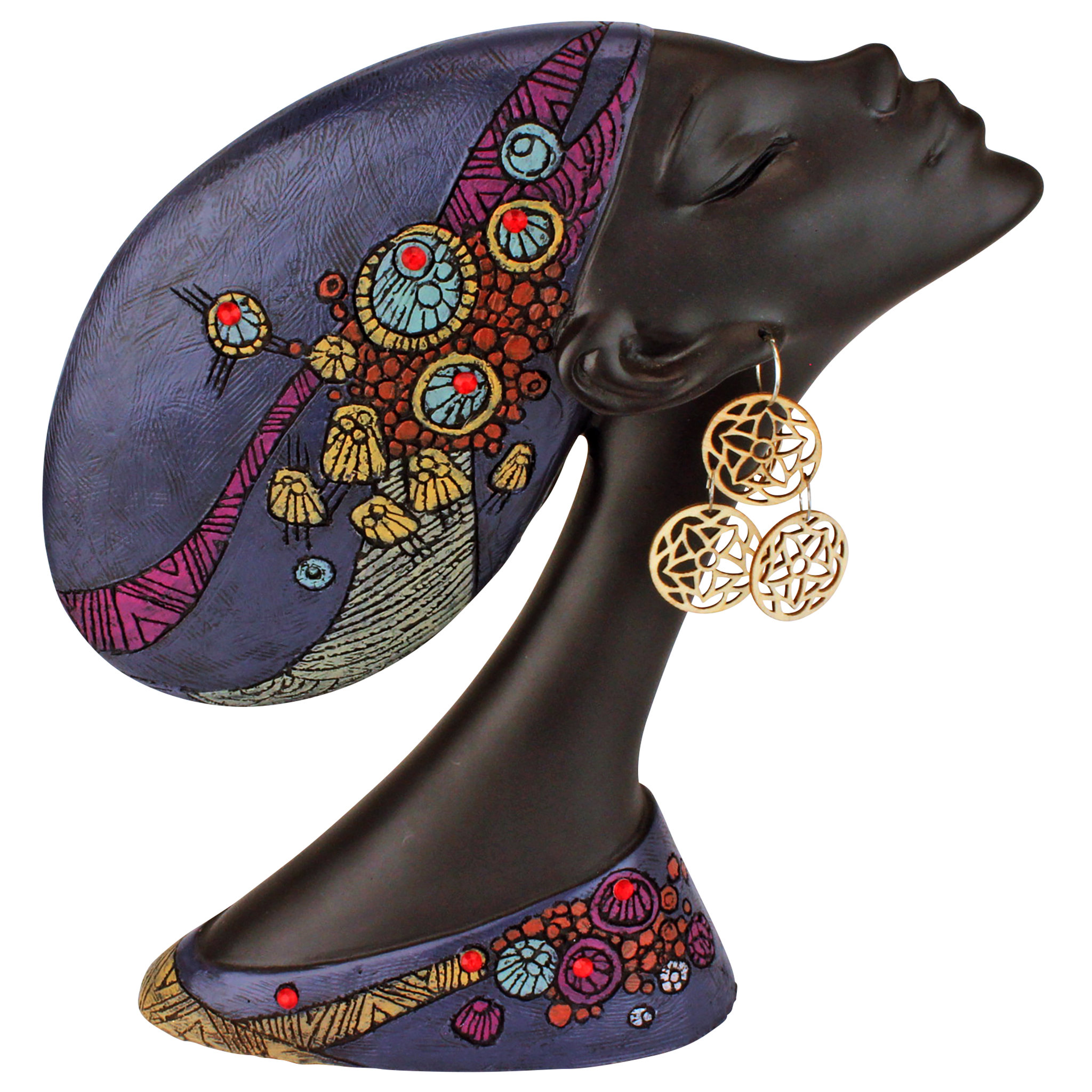 Design Toscano African Gele Headdresses Maiden Bust & Reviews | Wayfair