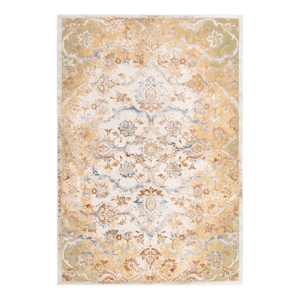 Langley Street Alamo Performance Yellow Rug & Reviews | Wayfair