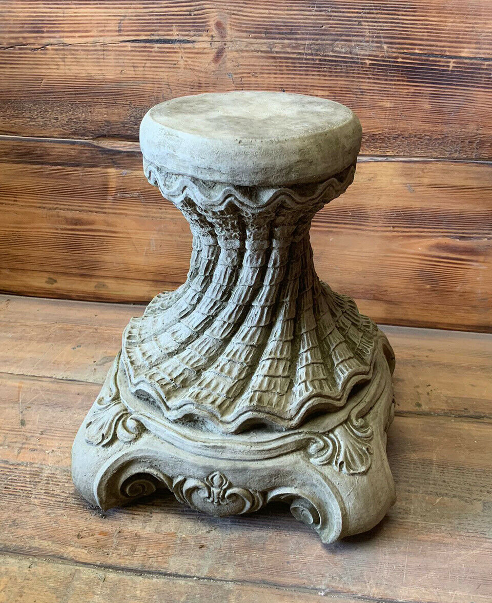Astoria Grand Munsey Stone Garden Art Deco Style Heavy Plinth Column ...