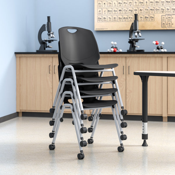 Learniture Academic Mobile 18" Classroom Chair with Casters | Wayfair