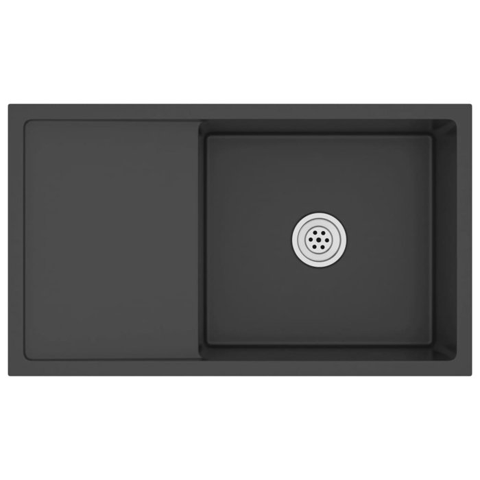Belfry Kitchen Desdemona Handmade Kitchen Sink With Strainer Stainless ...