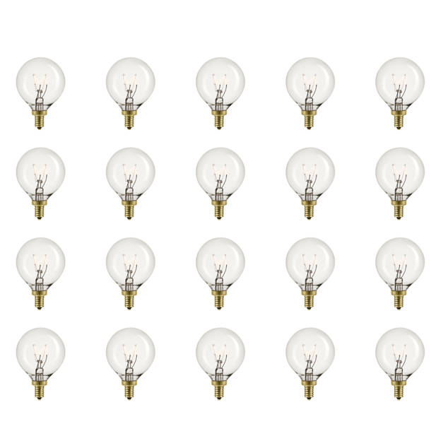 Arlmont & Co. Renfro Outdoor 25 - Bulb 25'' Plug-in Globe String Light ...