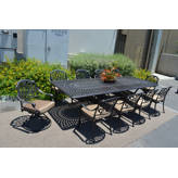 Lark Manor Allene Square 8 - Person Outdoor Dining Set & Reviews | Wayfair