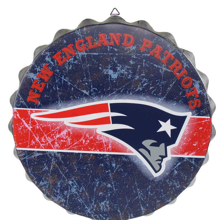 Forever Collectibles New England Patriots NFL Bottle Cap Wall Décor ...