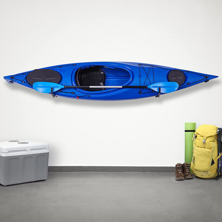 Arlmont & Co. Kayak Wall Hanger, Heavy Duty Wall Mounted Kayak Storage ...