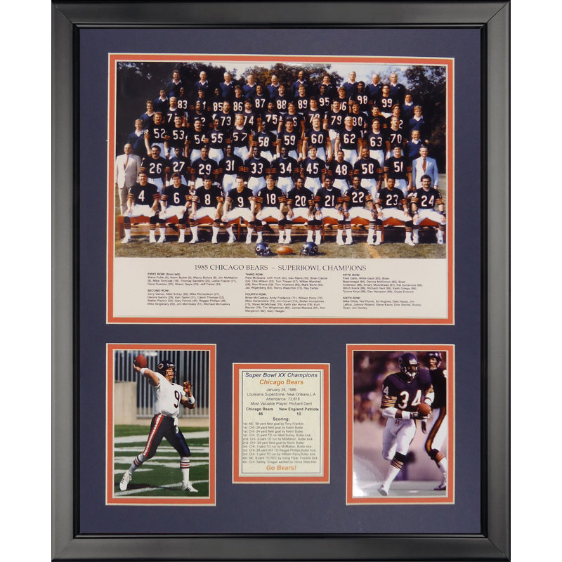 Legends Never Die NFL Picture Frame Memorabilia & Reviews | Wayfair