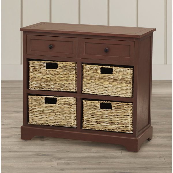 Beachcrest Home Painswick 26'' Tall Solid Wood 2 - Drawer Accent Chest ...