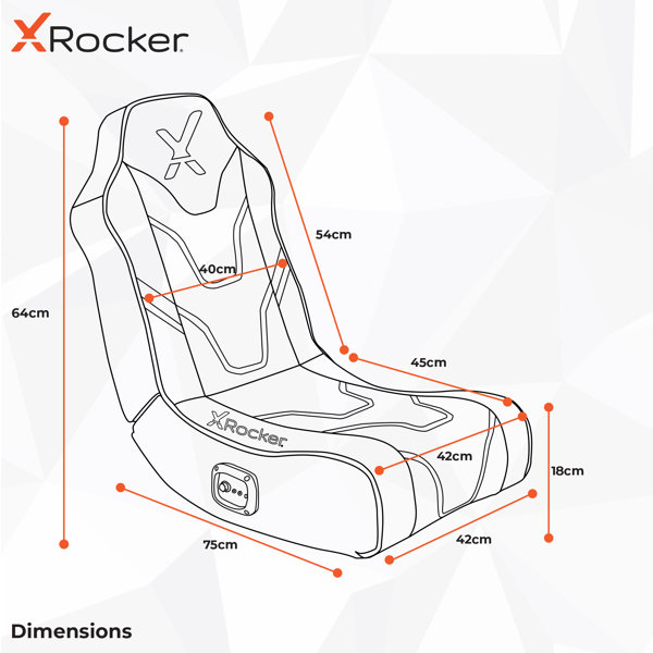 X Rocker Nation Shadow Gaming Chair & Reviews | Wayfair.co.uk