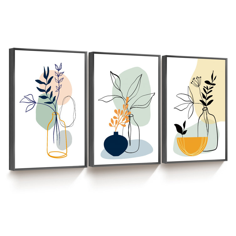 Wildon Home® Bohemian Style - 3 Piece Single Picture Frame Graphic Art ...