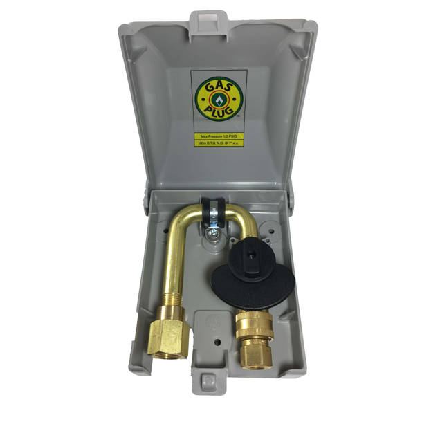 Burnaby Manufacturing Ltd Burnaby Manufacturing 2# PVC Gas Plug, Grey ...