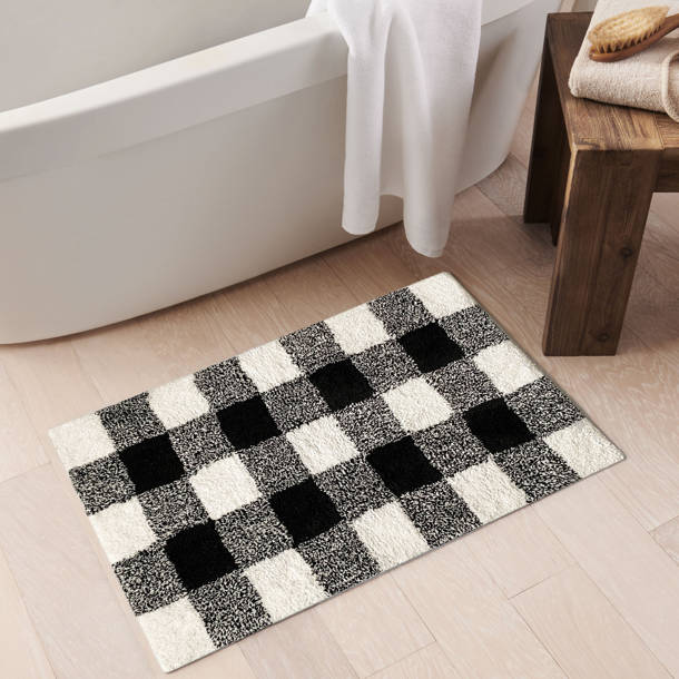 Gracie Oaks Skookum Farmhouse Living Buffalo Check Kitchen Rug ...