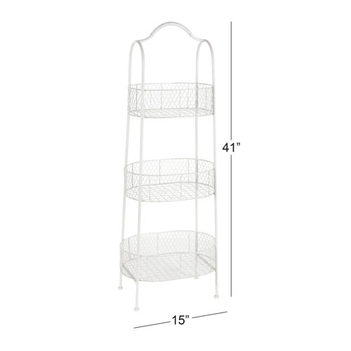 Ophelia & Co. 3 Tier Metal Basket & Reviews | Wayfair