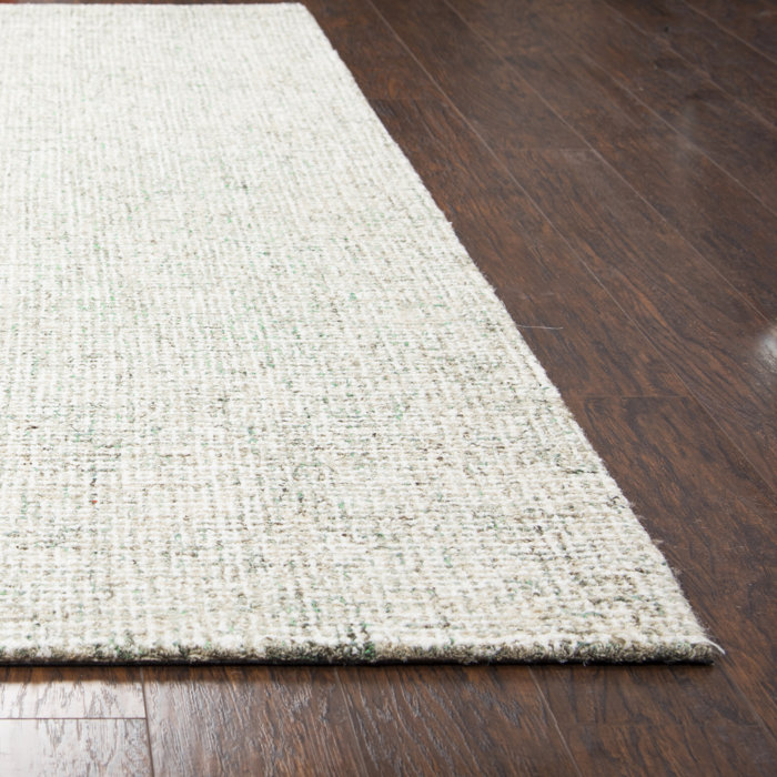 Britley Handmade Wool Light Green/Ivory Rug & Reviews | Birch Lane