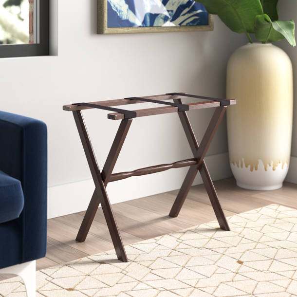 Gate House Furniture Folding Wood Luggage Rack & Reviews | Wayfair