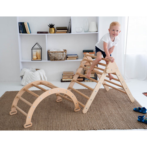 WoodandHearts Standard Size Triangle Arch Ramp Climber & Reviews | Wayfair