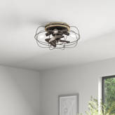 Hunter Fan 24" Seattle 4 - Blade Caged Ceiling Fan with Wall Control ...