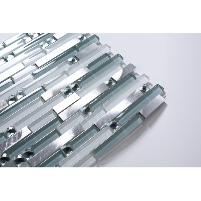 ES Stone Random Sized Linear Mosaic Wall Tile & Reviews | Wayfair