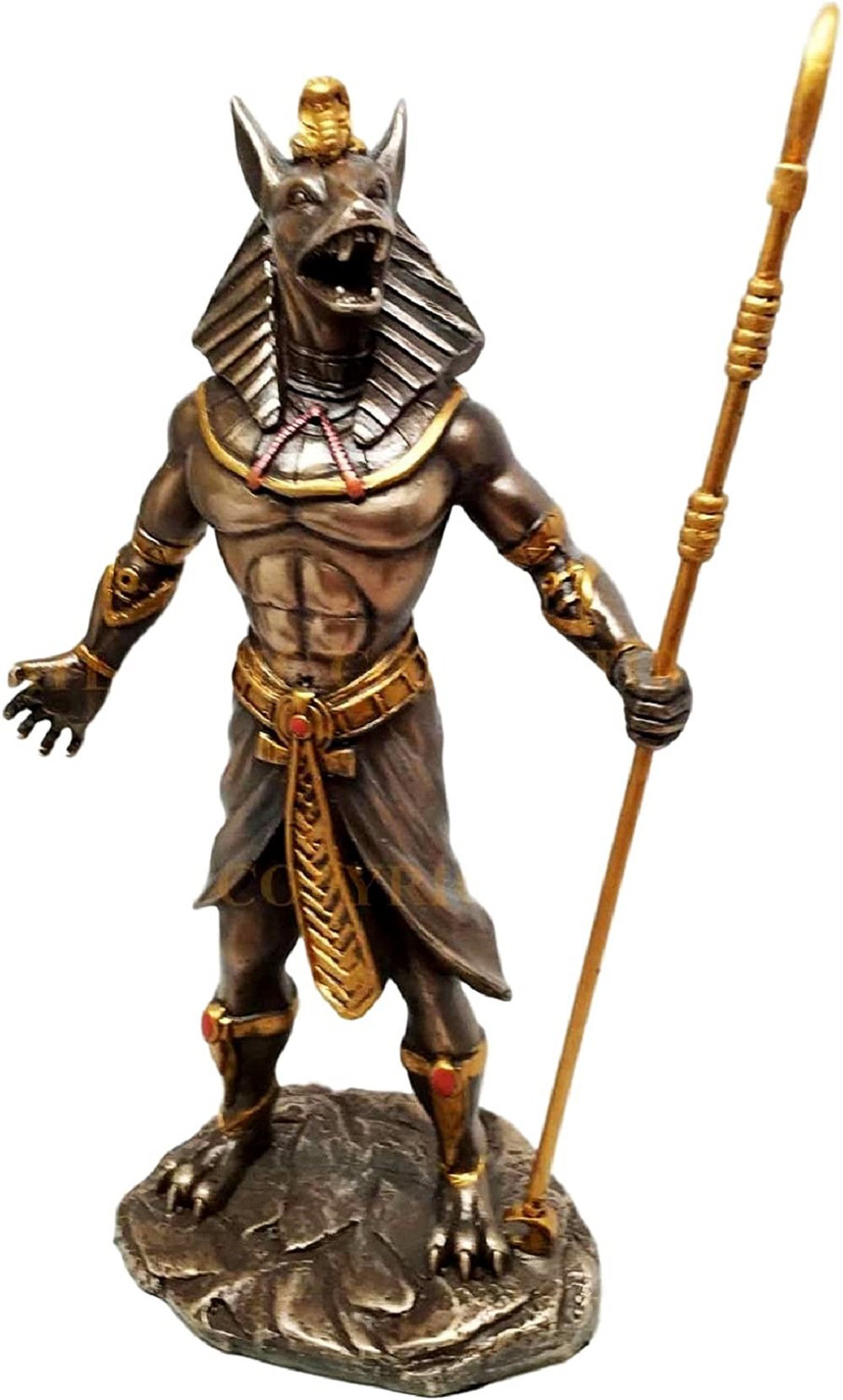 Mercer41 Parisien Egyptian Theme Anubis Holding Staff God of Aferlife ...