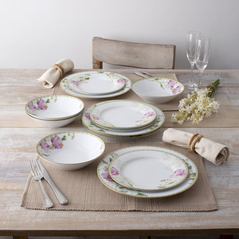 Noritake Poppy Place 12-Piece Dinnerware Set, Service for 4 | Wayfair