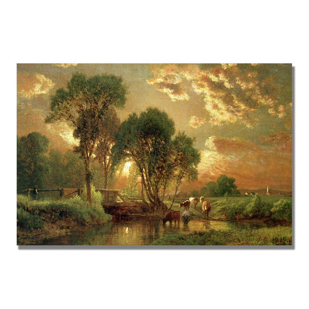 Trademark Art George Inness - Print on Canvas | Wayfair